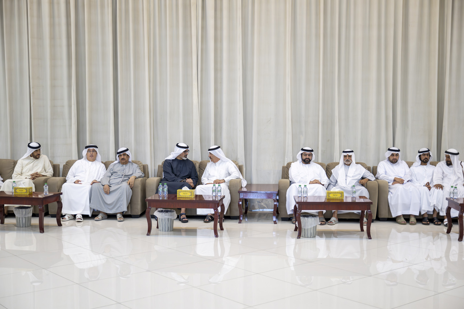 Ruler of Umm Al Quwain receives condolences from Crown Prince of Abu ...